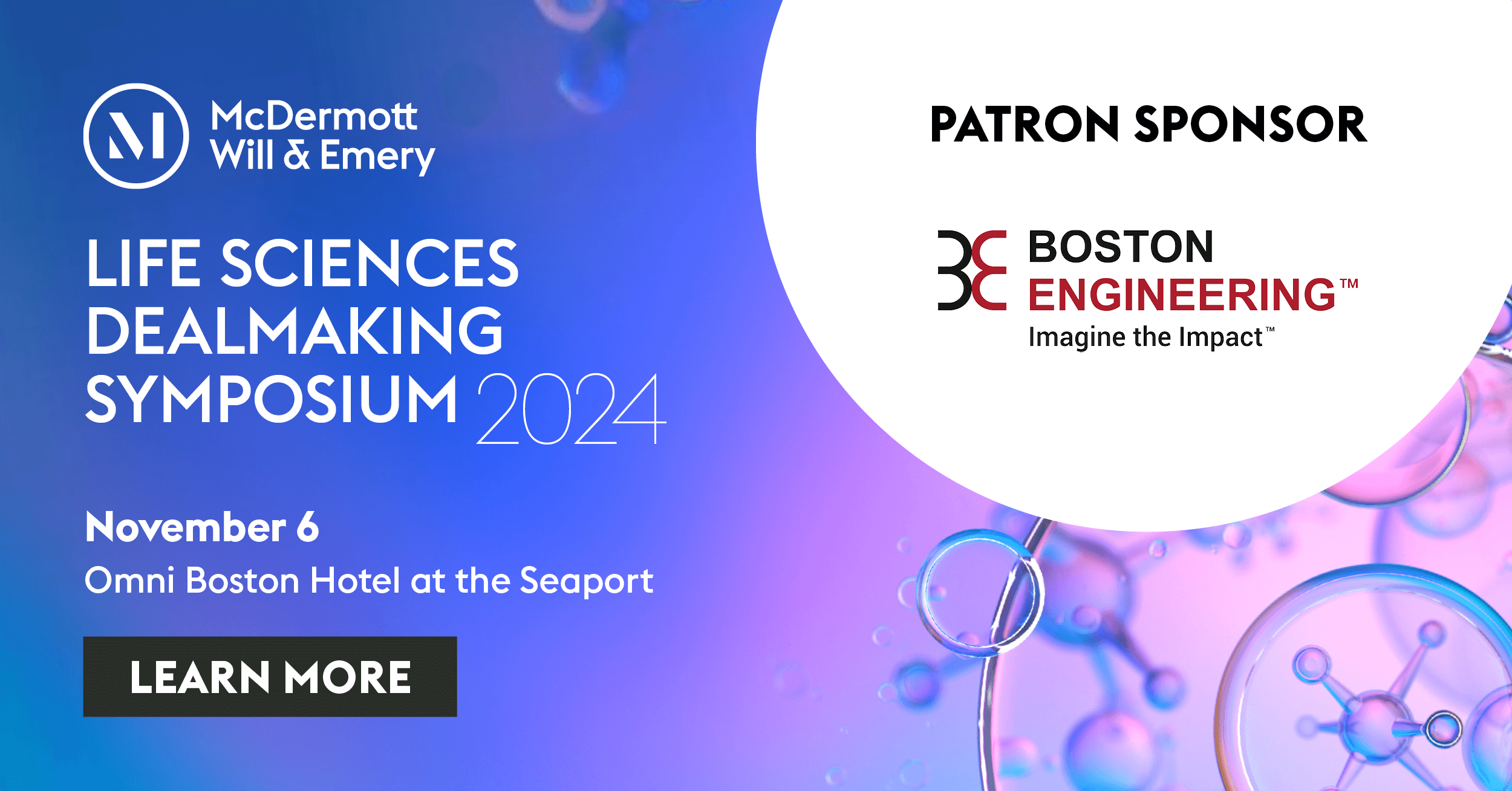 Life Sciences Dealmaking Symposium 2024 - Boston Engineering