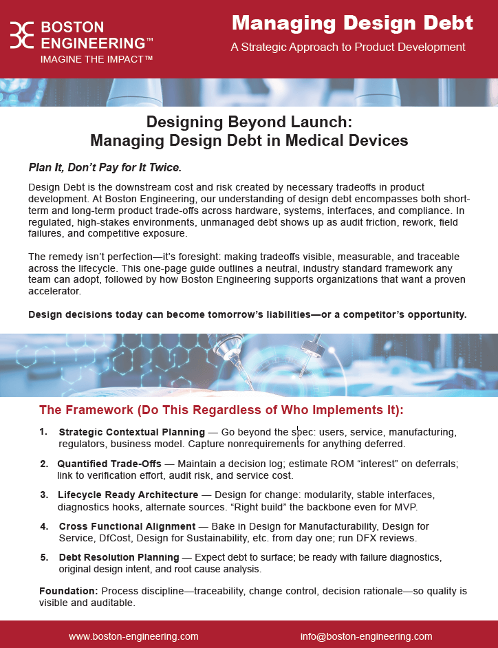 Designing Beyond Launch: Managing Design Debt in Medical Devices ...